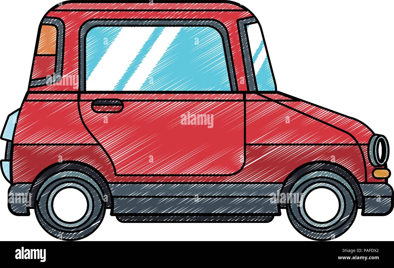 Funny small car cartoon vector illustration graphic design Stock Vector ...