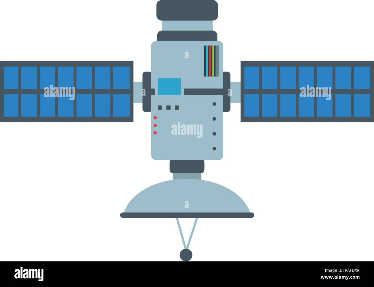 Space Satellite Technology Vector Illustration Graphic Design Stock Vector Image And Art Alamy