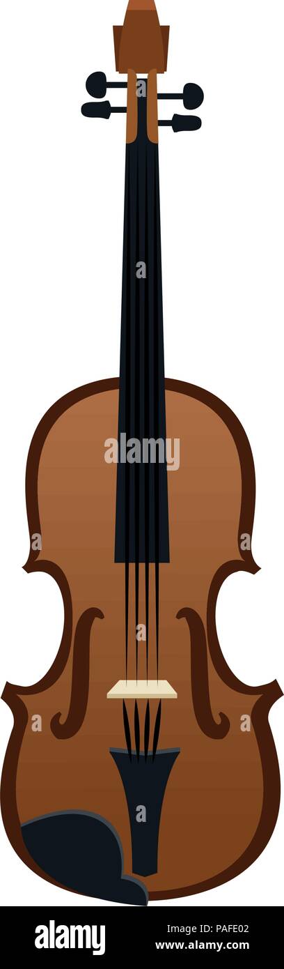 Violin music instrument vector illustration graphic design Stock Vector ...