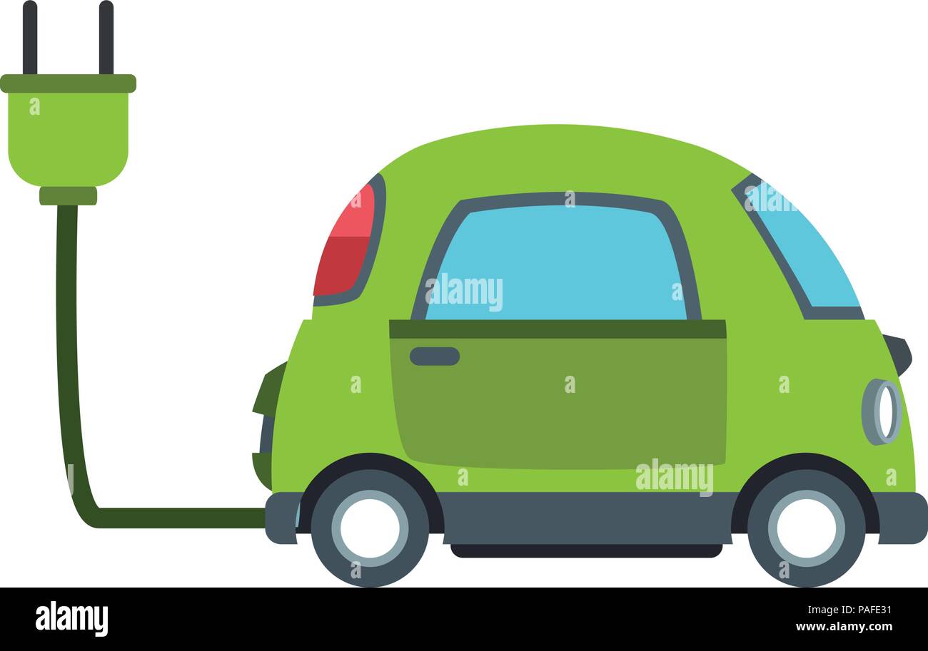 Electric car isolated vector illustration graphic design Stock Vector ...