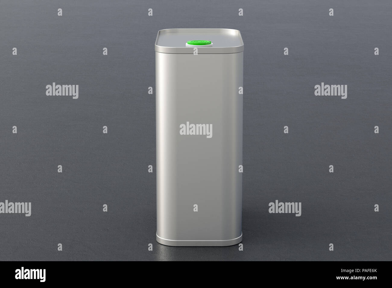 Oil can. Blank metal rectangular tin can isolated with clipping path ...