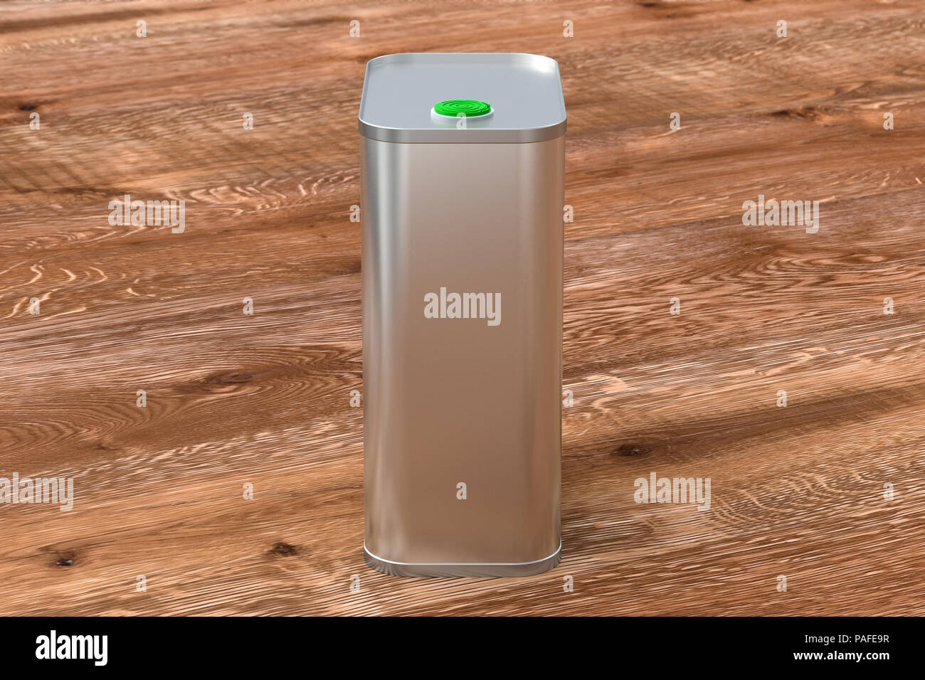 Oil can. Blank metal rectangular tin can isolated with clipping path ...