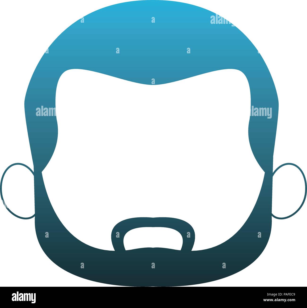 Cute midget afro man with beard vector illustration graphic design ...