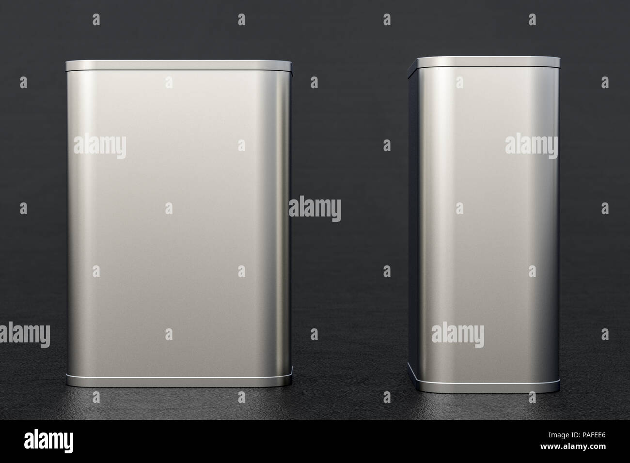 Oil can. Blank metal rectangular tin can isolated with clipping path ...