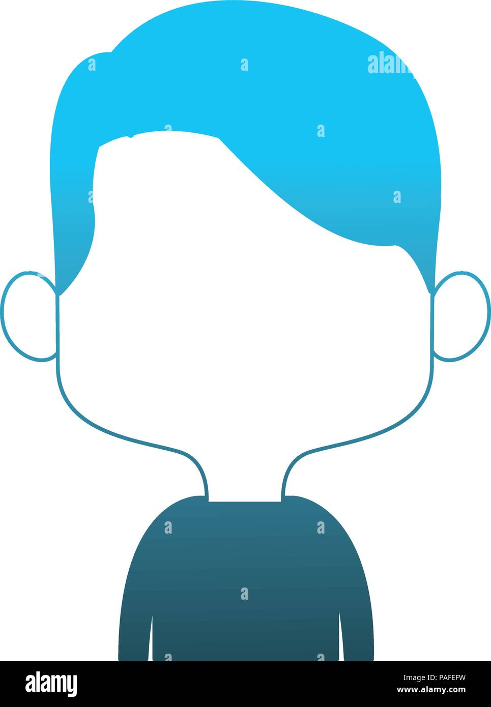 Cute midget man profile vector illustration graphic design Stock Vector ...