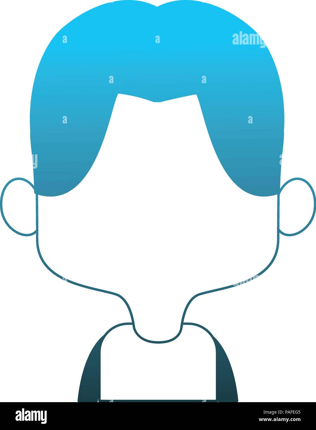 Cute midget man profile vector illustration graphic design Stock Vector ...