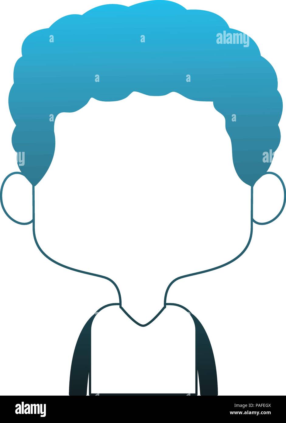 Cute midget man profile vector illustration graphic design Stock Vector ...