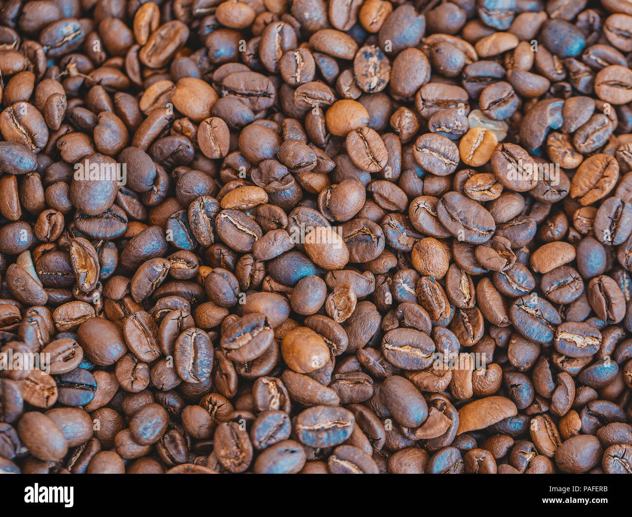 Coffee beans texture Stock Photo - Alamy