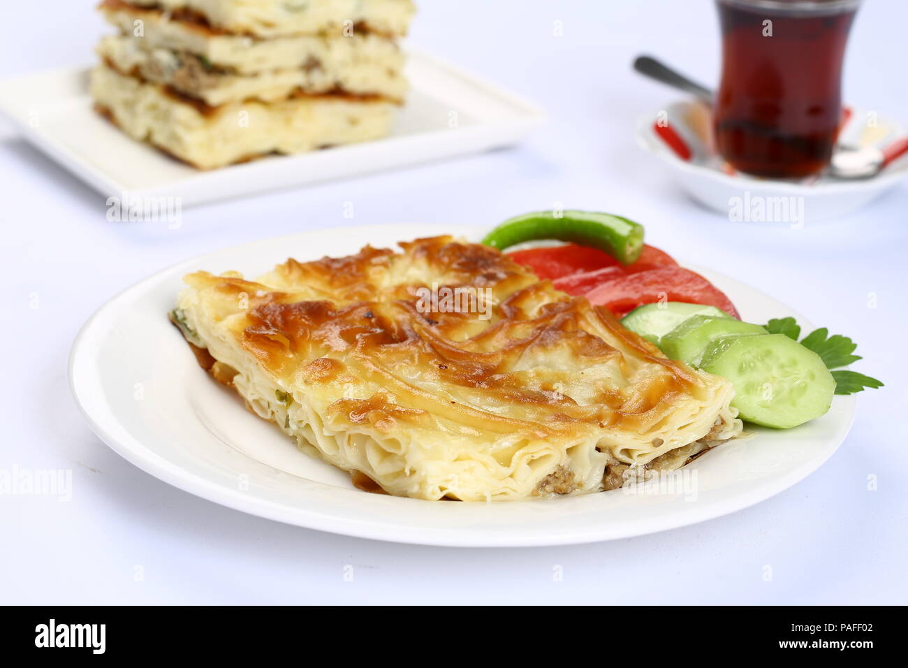 Turkish Su Boregi, Turkish Pastry Stock Photo - Alamy