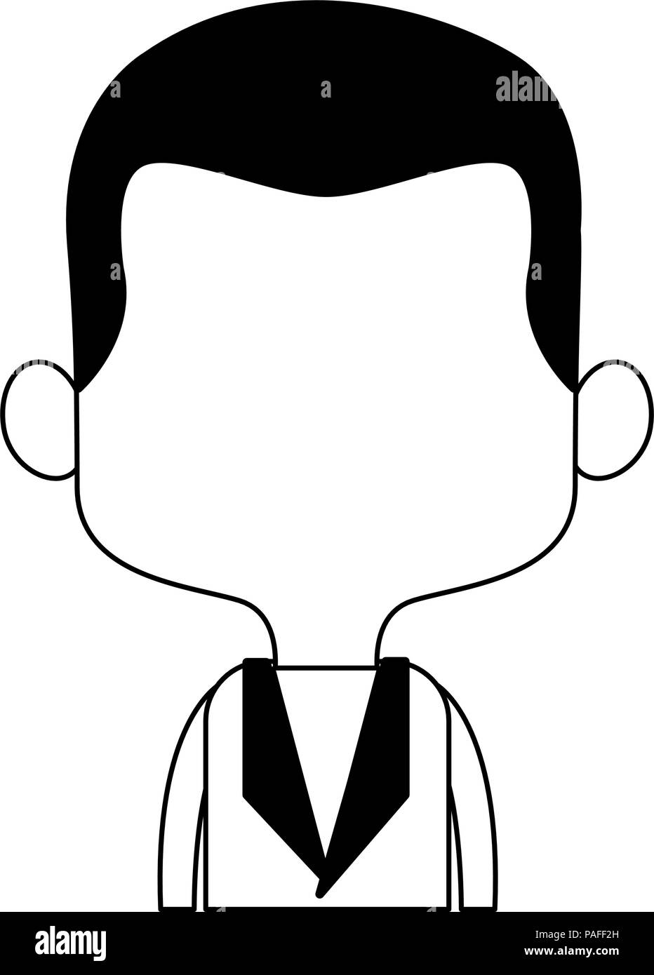 Cute midget man profile vector illustration graphic design Stock Vector ...