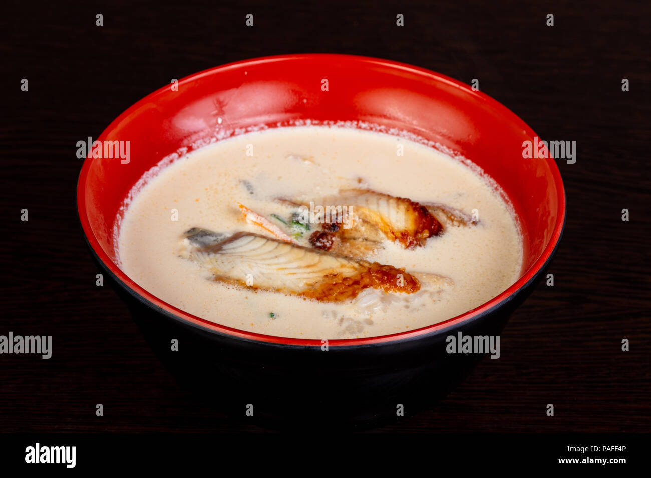 Japanese Cream soup with eel Stock Photo - Alamy