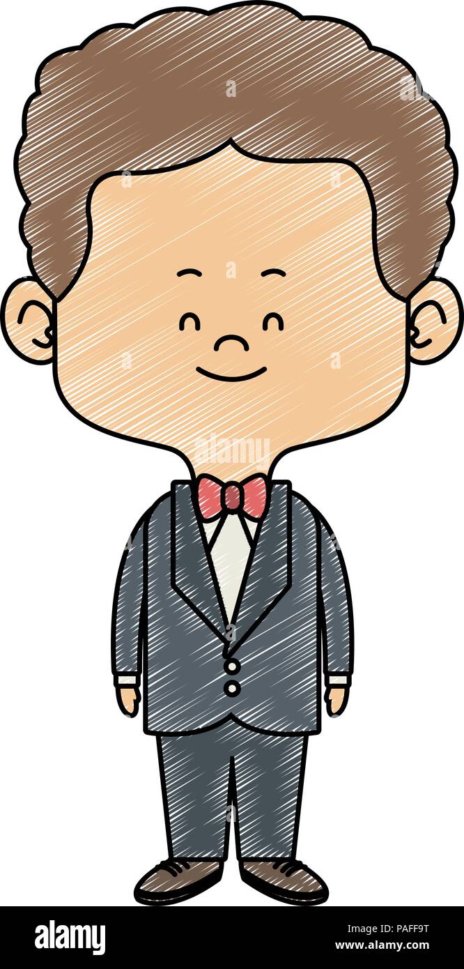 Groom midget cartoon vector illustration graphic design Stock Vector ...