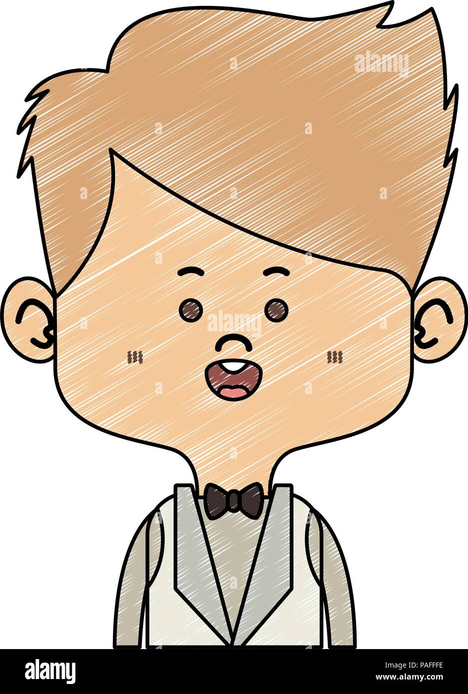 Groom midget cartoon vector illustration graphic design Stock Vector ...