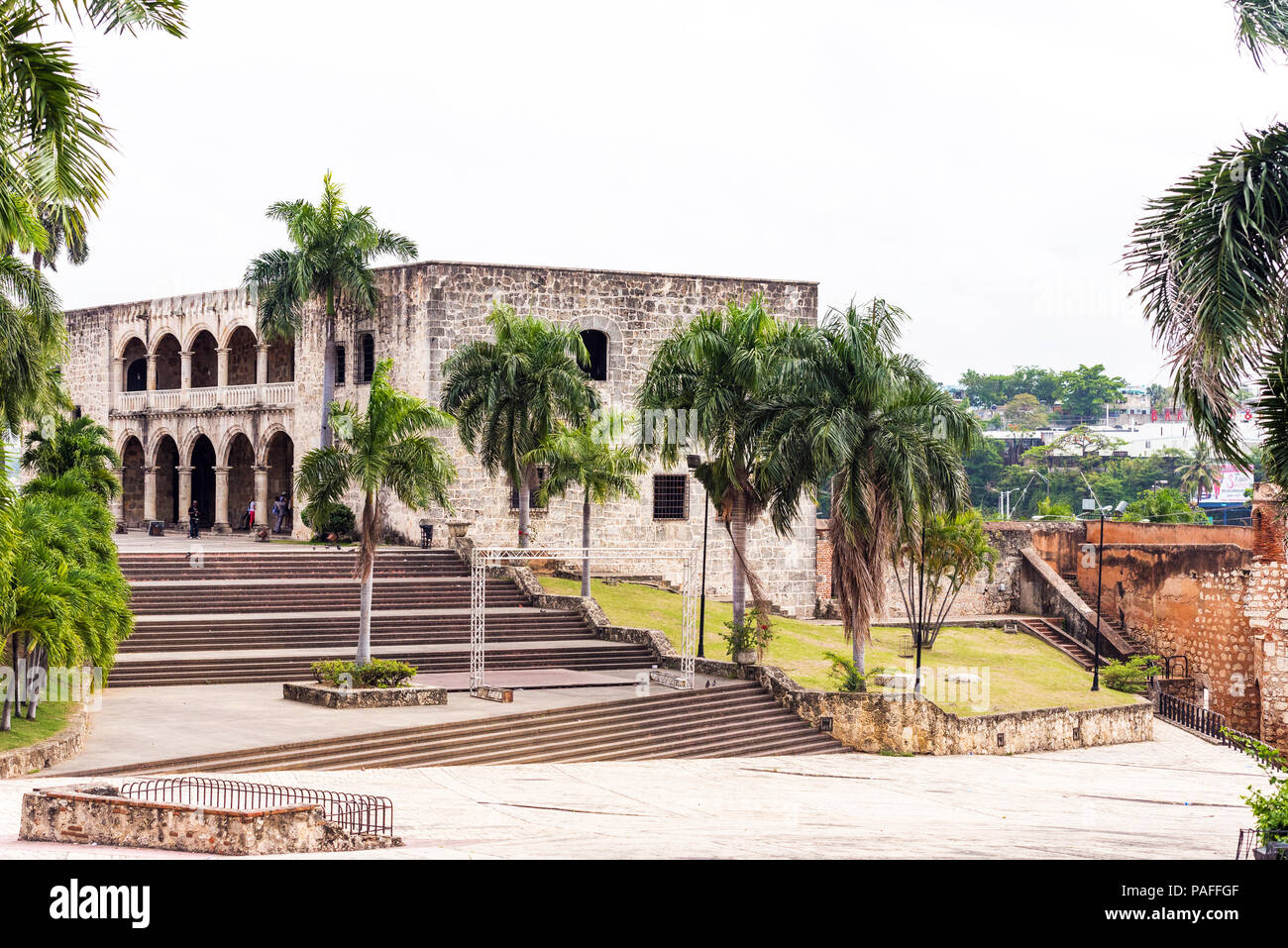 The house of Columbus, the first stone building built in Santo Domingo ...