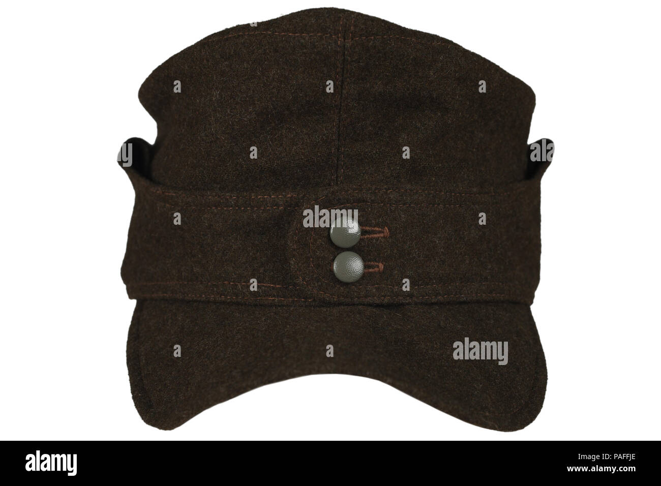 German Army infantry grey kepi World War II period Stock Photo - Alamy
