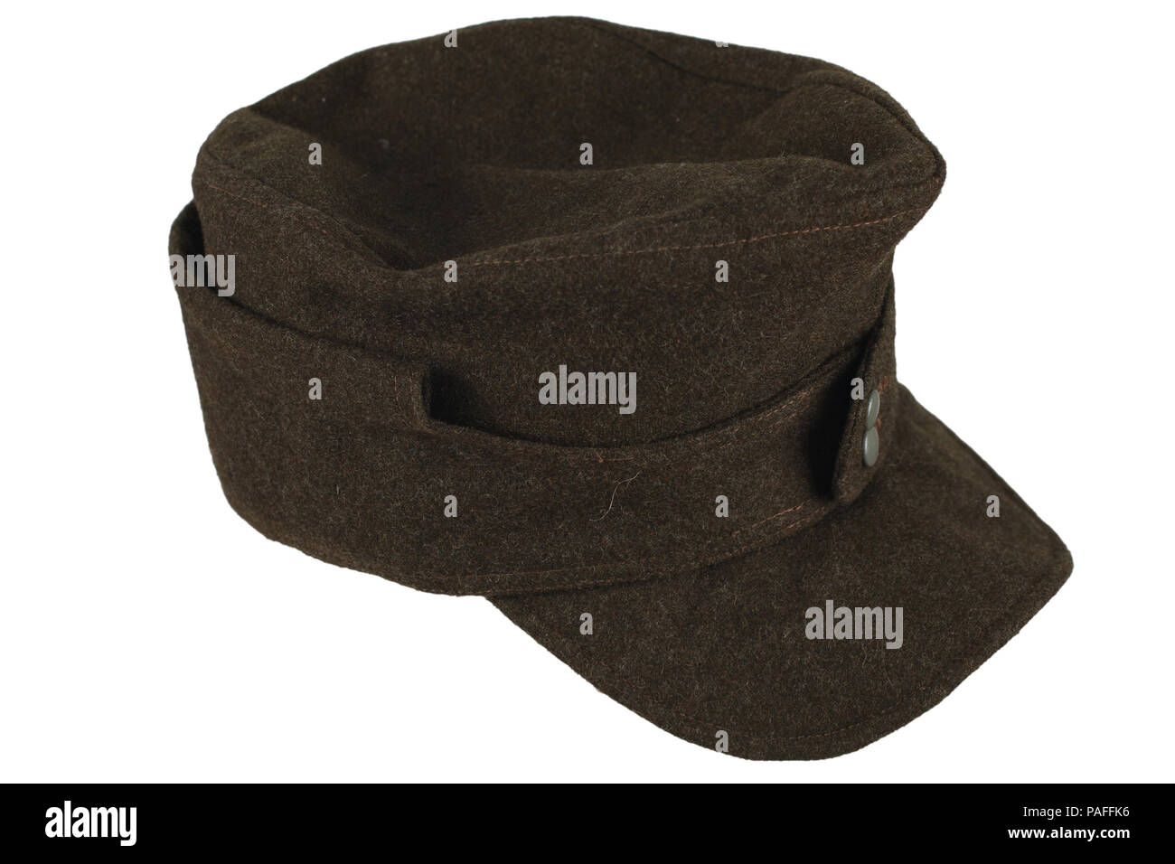 German Army infantry grey kepi World War II period Stock Photo - Alamy