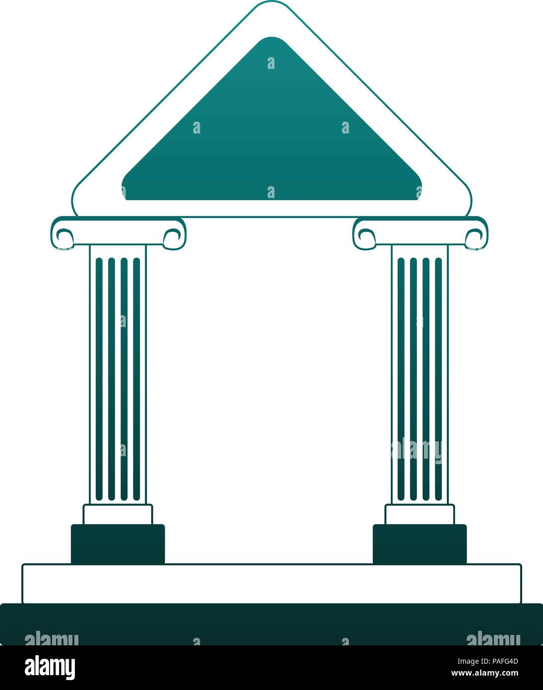 Wedding columns gate vector illustration graphic design Stock Vector ...