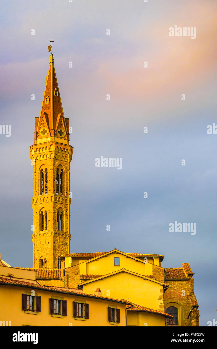 Bell tower badia fiorentina church hi-res stock photography and images ...