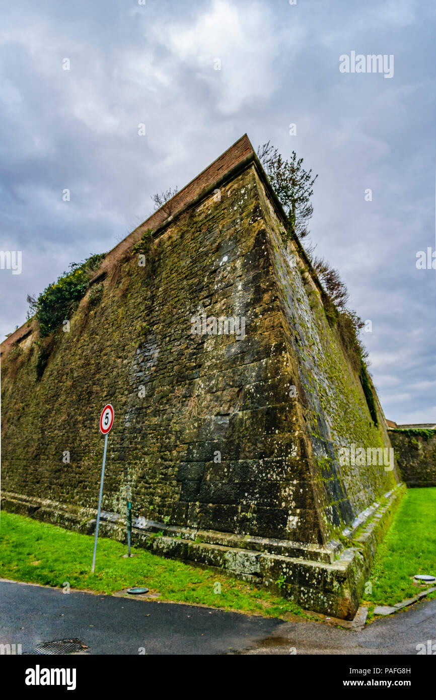 Exterior view of forte di belvedere fort, at oltrarno district in ...