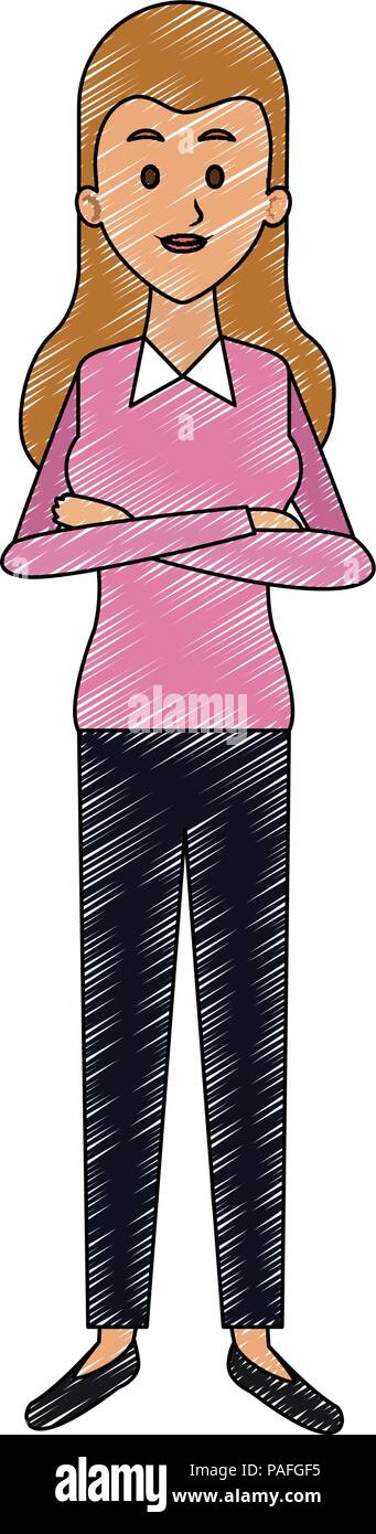 Executive businesswoman cartoon vector illustration graphic design ...