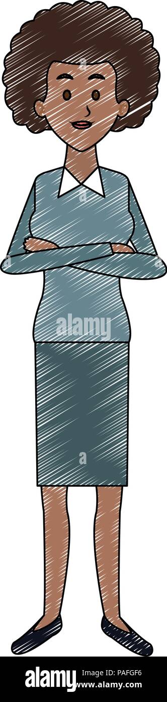 Executive businesswoman cartoon vector illustration graphic design ...