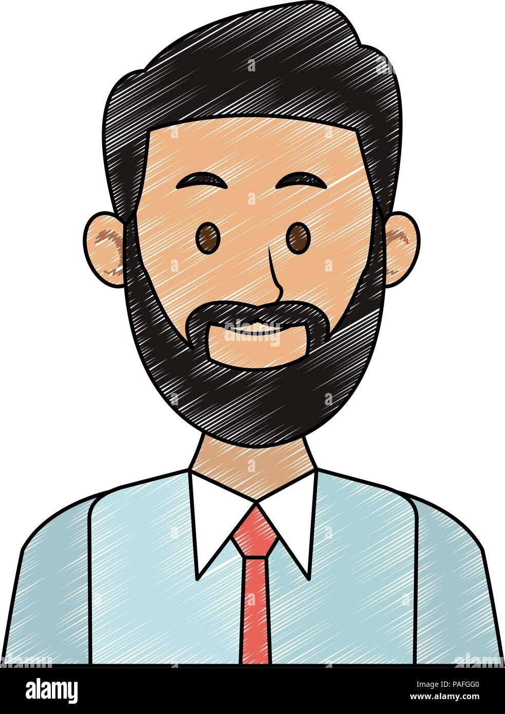 Executive businessman cartoon vector illustration graphic design Stock ...