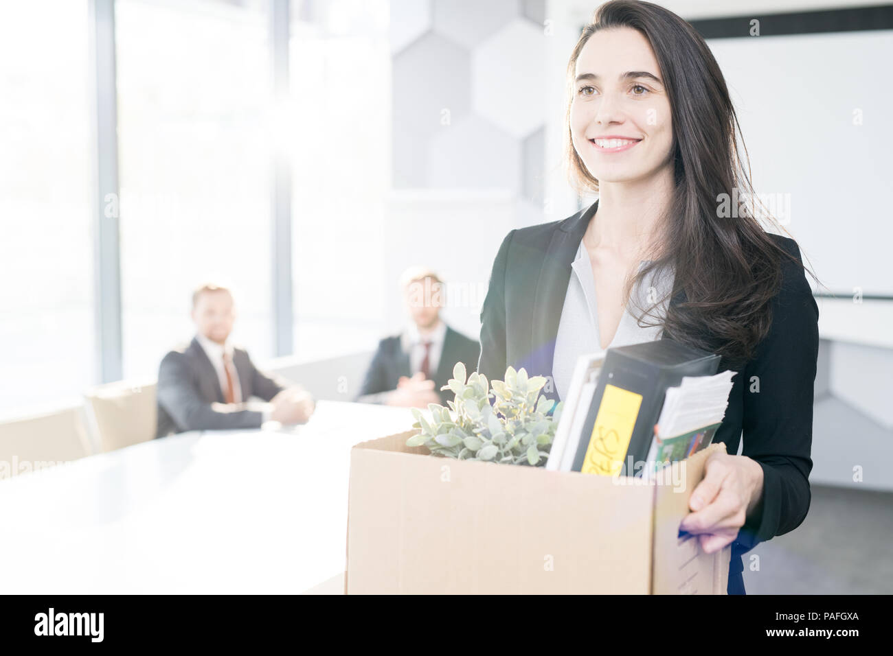 Leaving job happy hi-res stock photography and images - Alamy