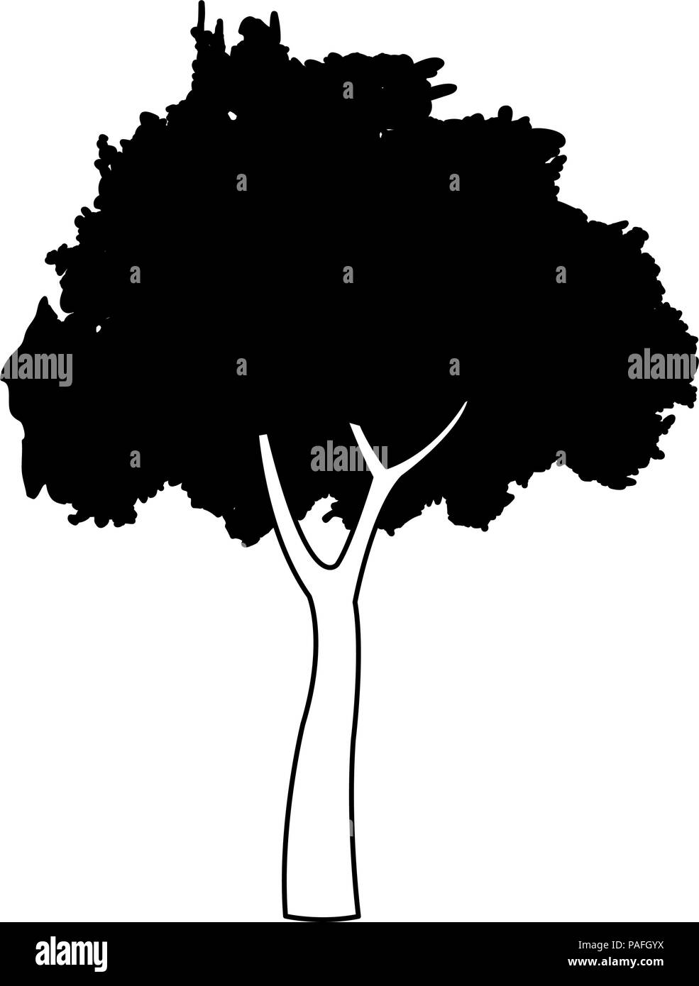 Tree nature isolated vector illustration graphic design Stock Vector ...