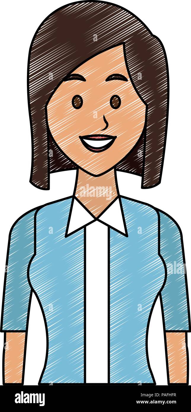 Executive businesswoman cartoon vector illustration graphic design ...