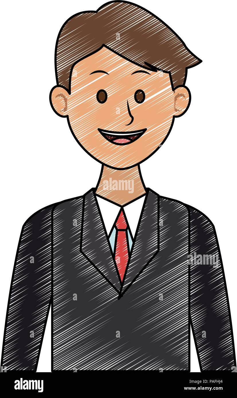 Executive businessman cartoon vector illustration graphic design Stock ...
