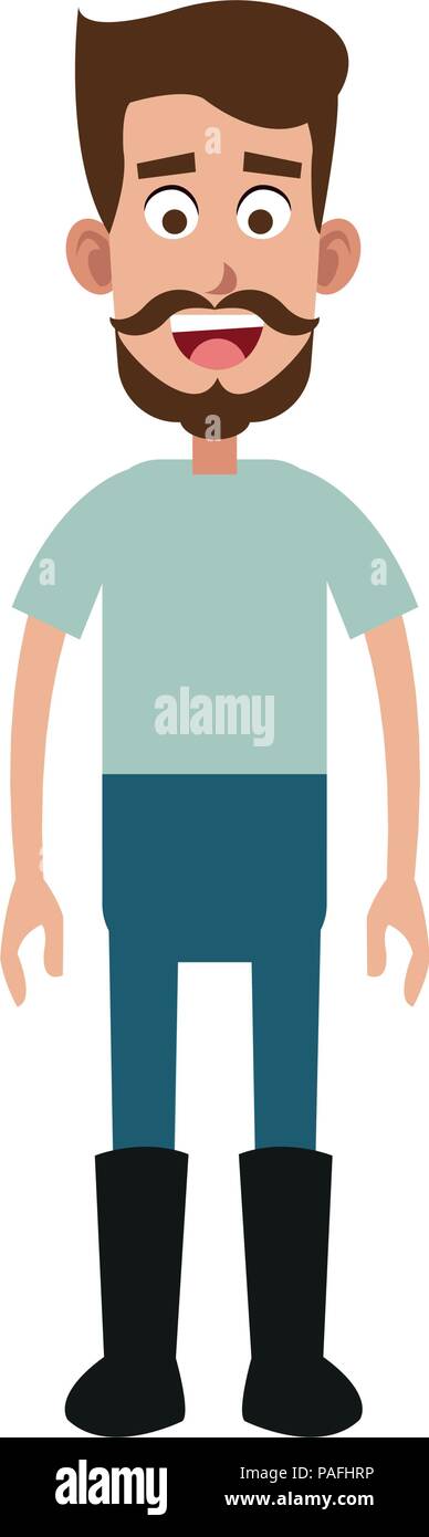 Farmer man cartoon Stock Vector Image & Art - Alamy