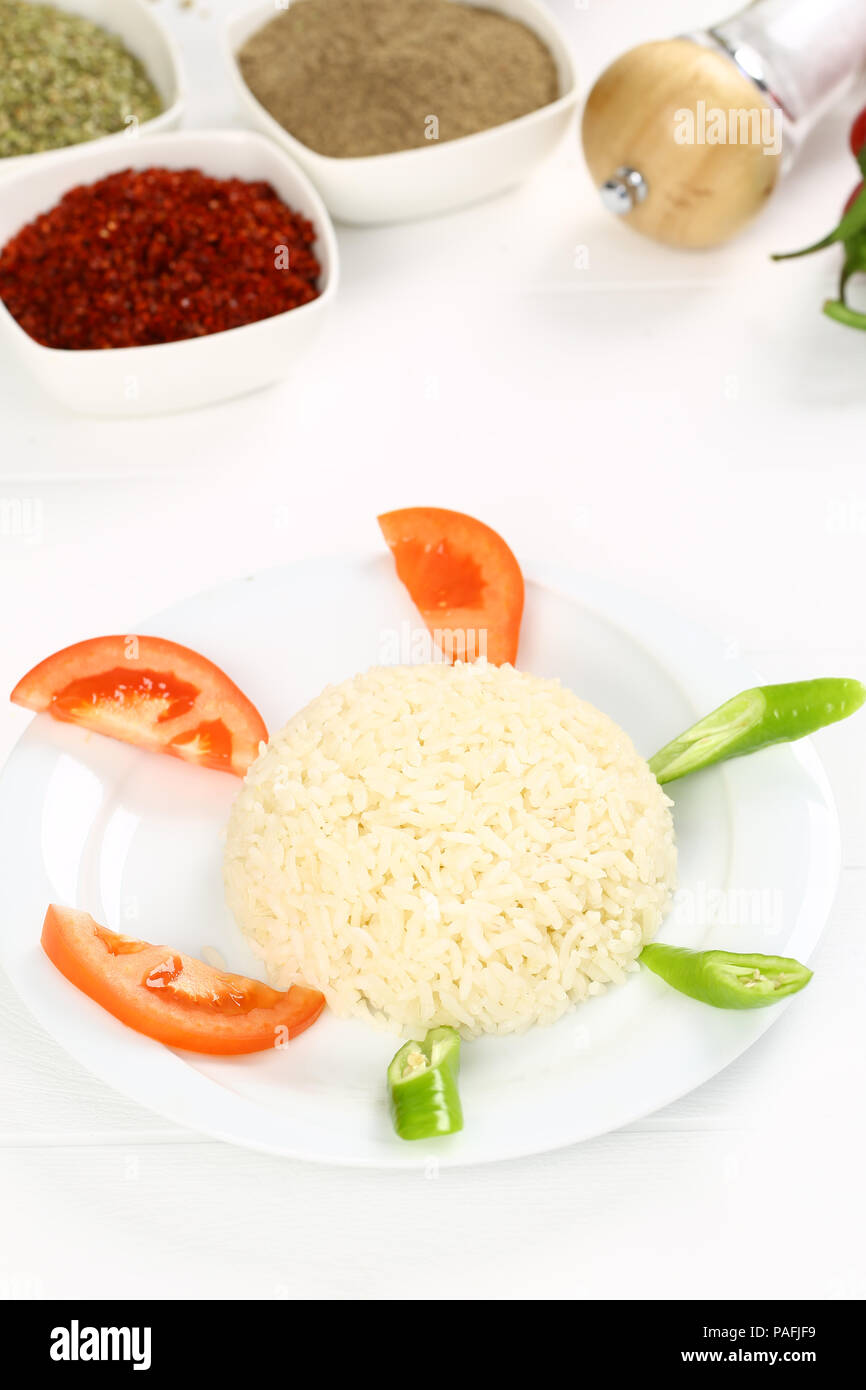 Plain pilau plate hi-res stock photography and images - Alamy