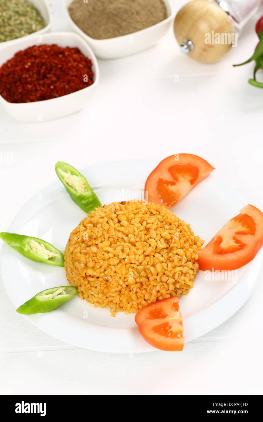 Plain pilau plate hi-res stock photography and images - Alamy