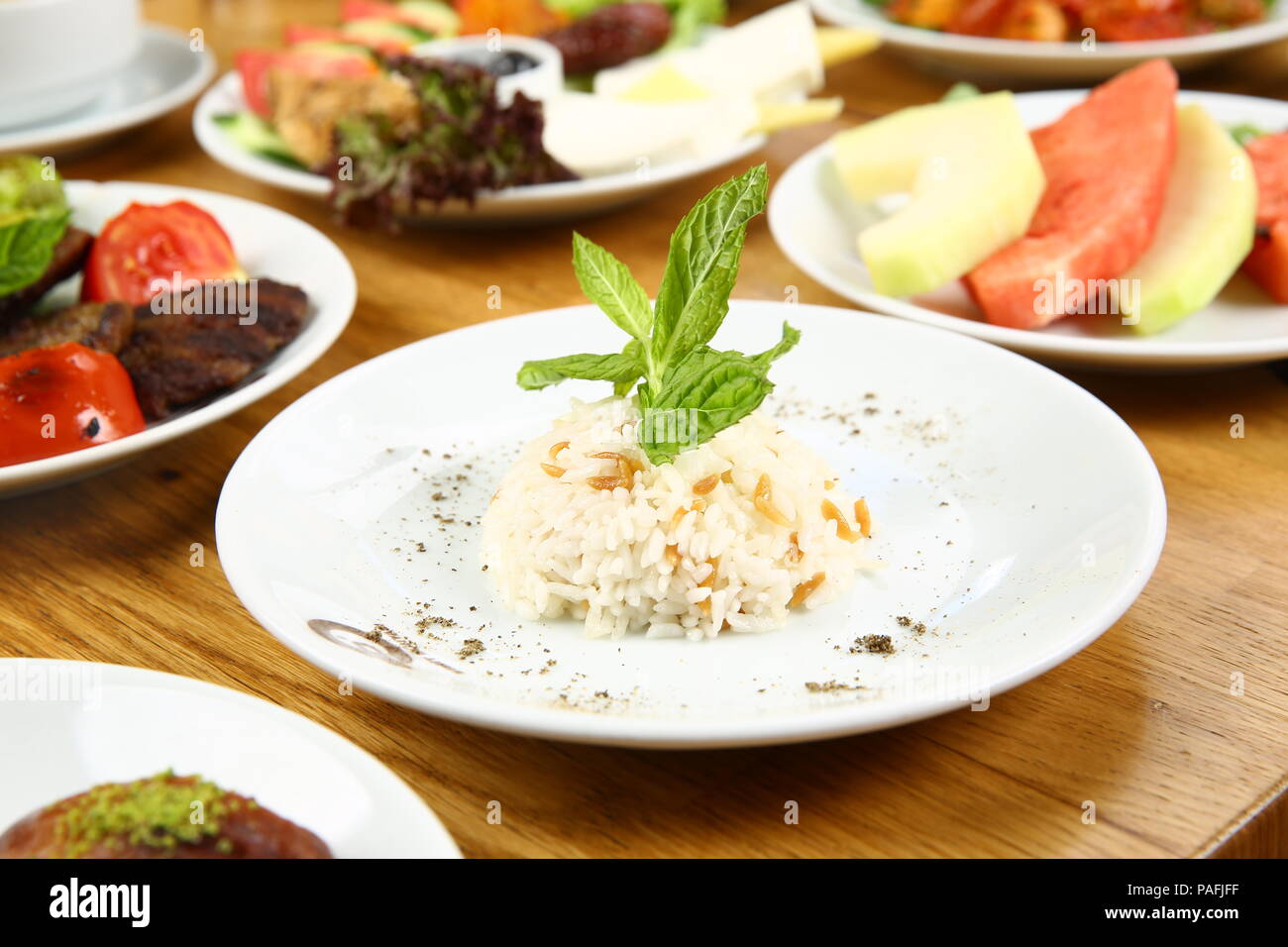 Plain pilau plate hi-res stock photography and images - Alamy