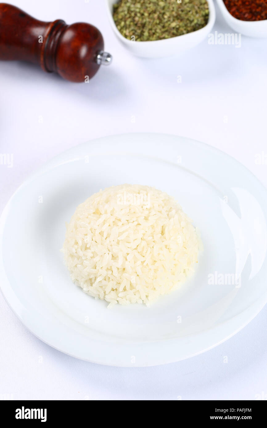 Plain pilau plate hi-res stock photography and images - Alamy