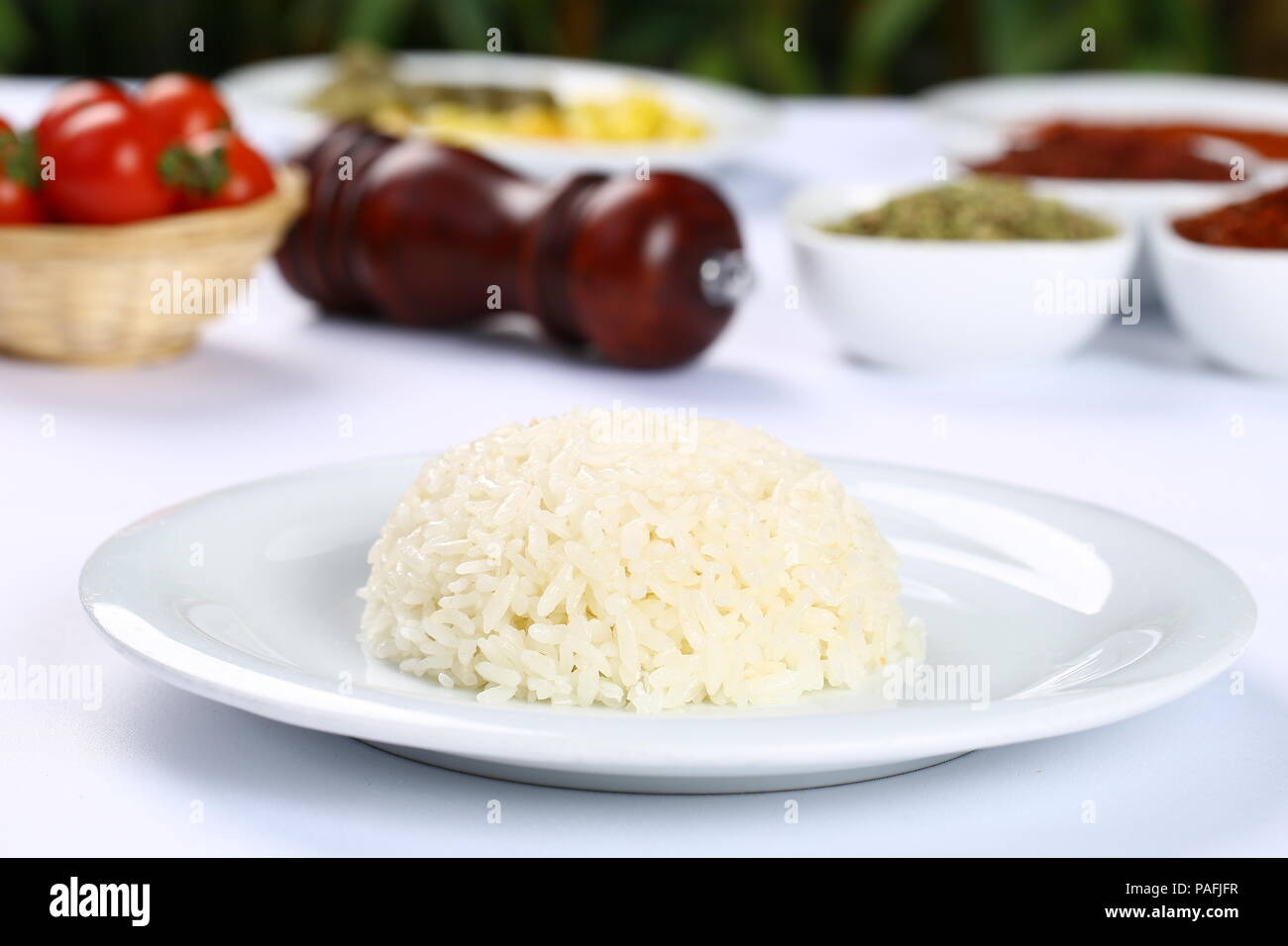 Plain pilau plate hi-res stock photography and images - Alamy