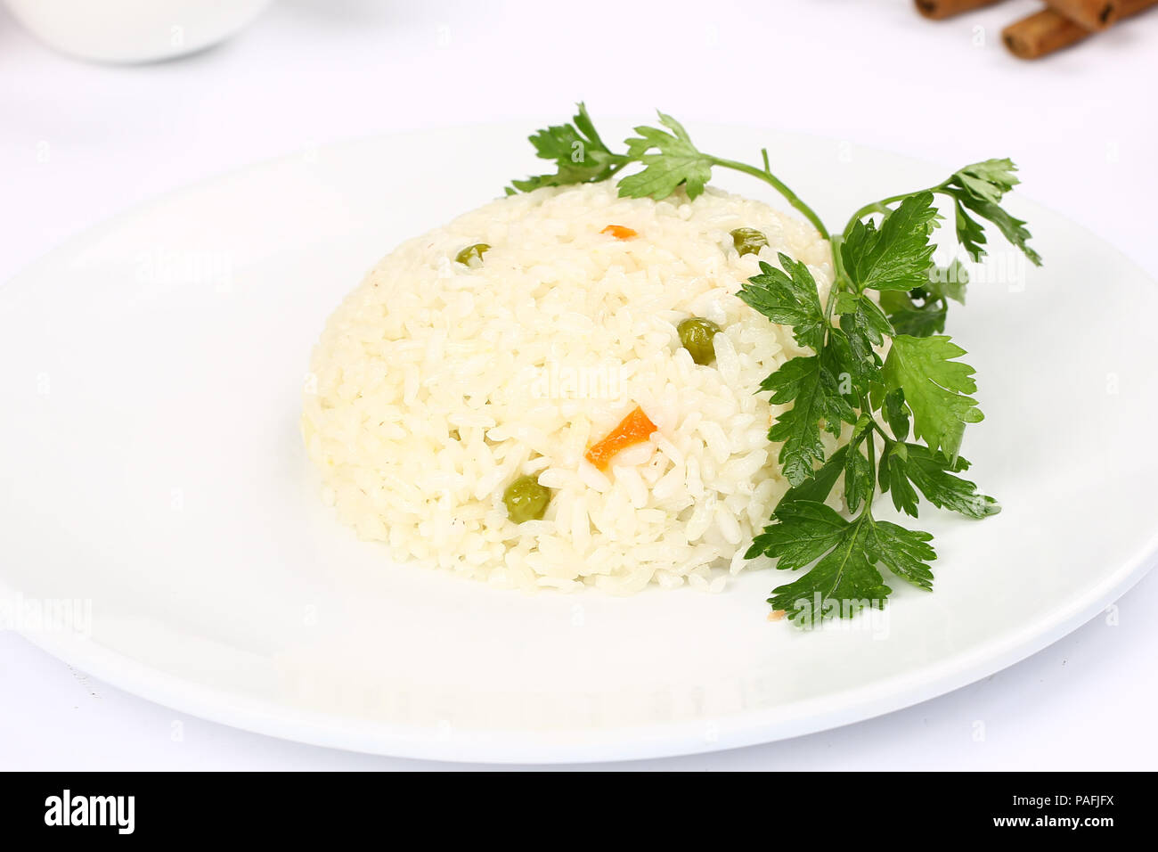 Plain pilau plate hi-res stock photography and images - Alamy