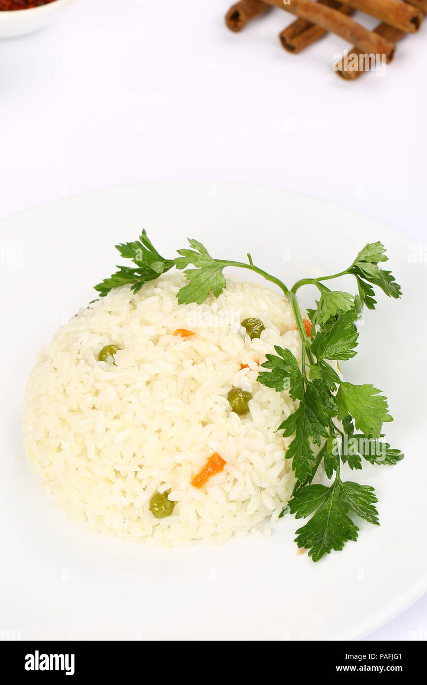 Plain pilau plate hi-res stock photography and images - Alamy
