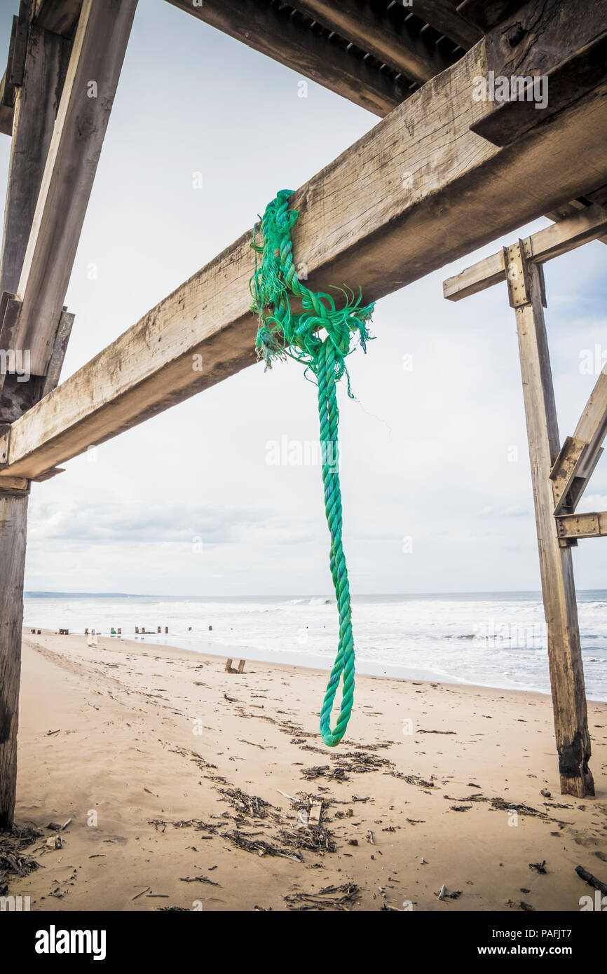 Old swing from rope hi-res stock photography and images - Alamy