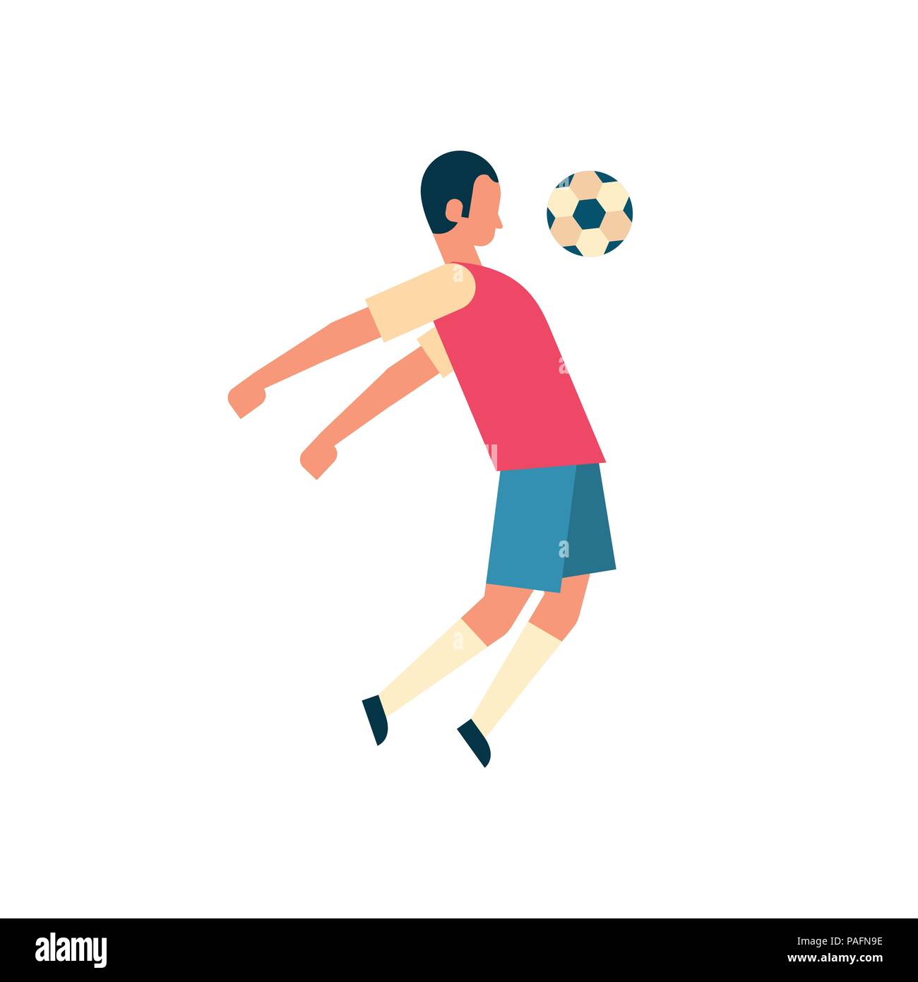 Full length goal penalty football Stock Vector Images - Alamy