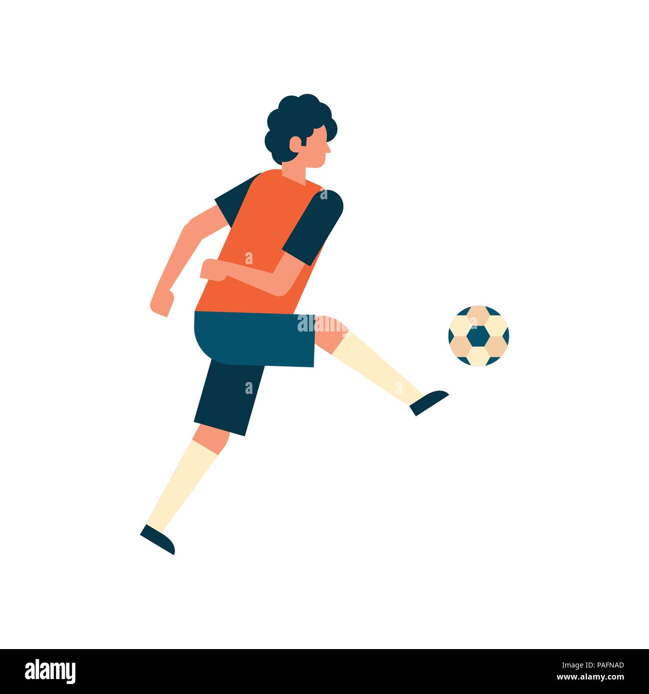 Full length athlete with Stock Vector Images - Alamy