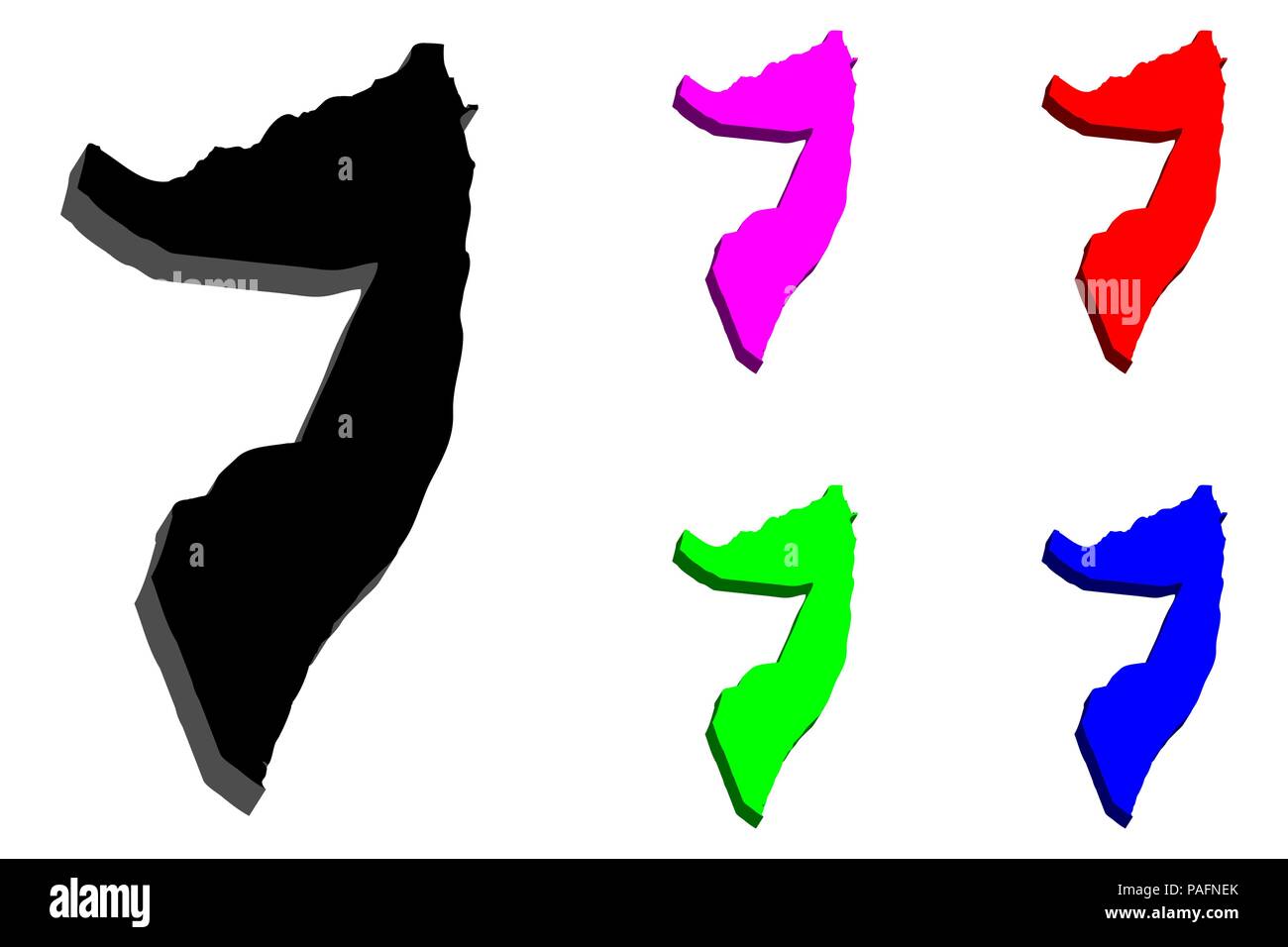 Horn of africa map Stock Vector Images - Alamy