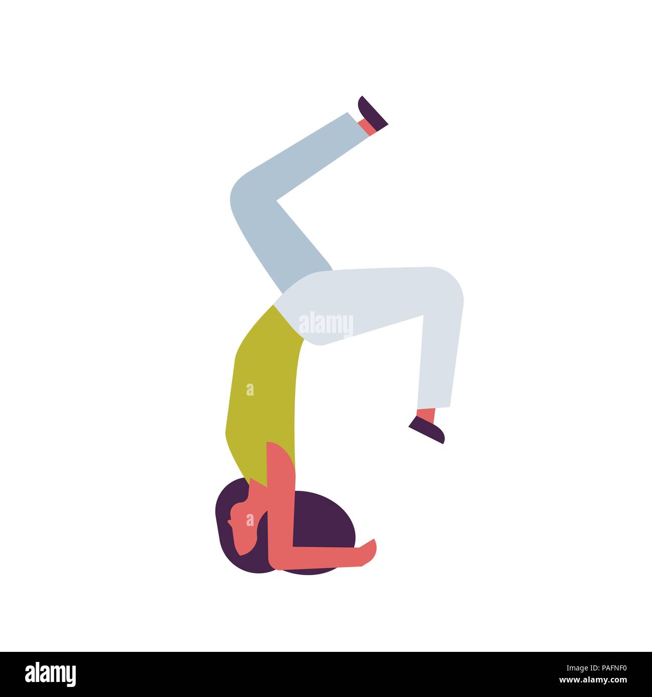 Upside down position Cut Out Stock Images & Pictures - Alamy