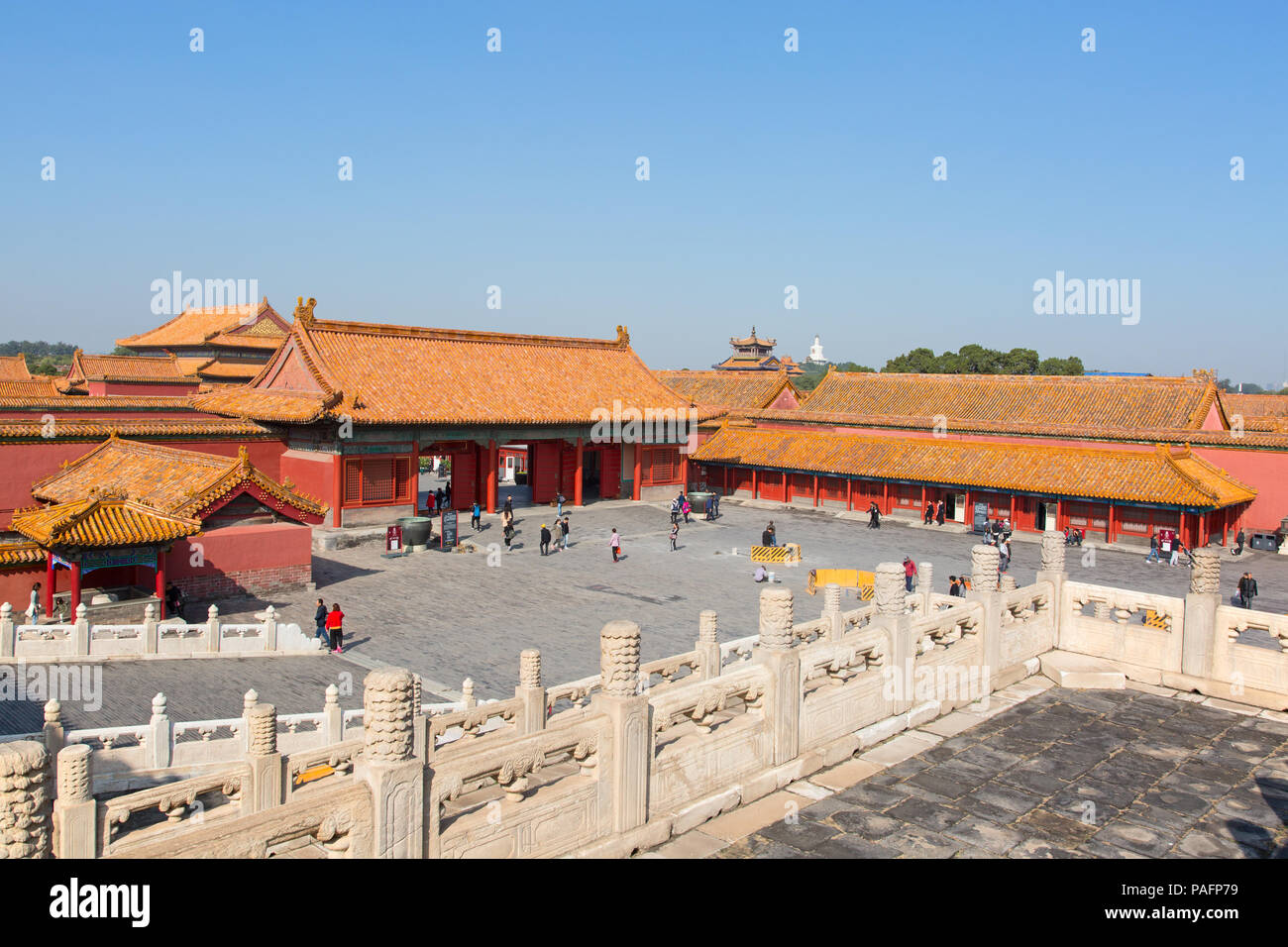 BEIJING, CHINA - OCTOBER 14, 2017: The Forbidden City (Palace museum ...