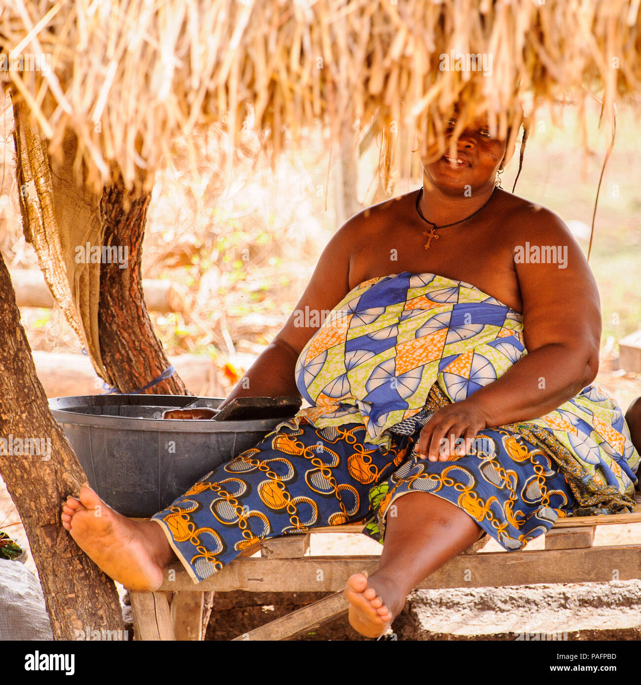 Congo tribe house hi-res stock photography and images - Alamy