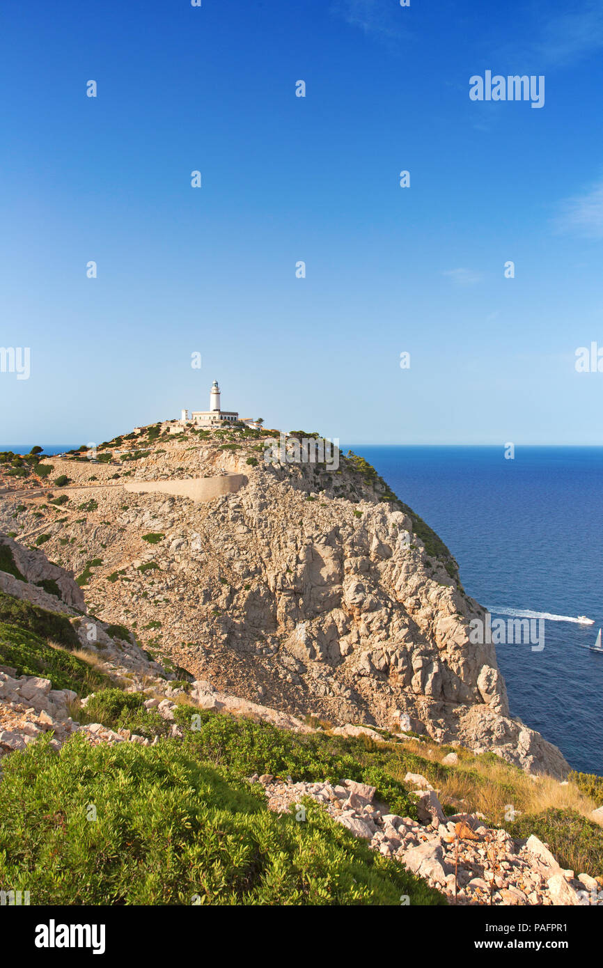 Famous "Cap de Formentor" (Formentor cape) on spanish island Mallorca ...
