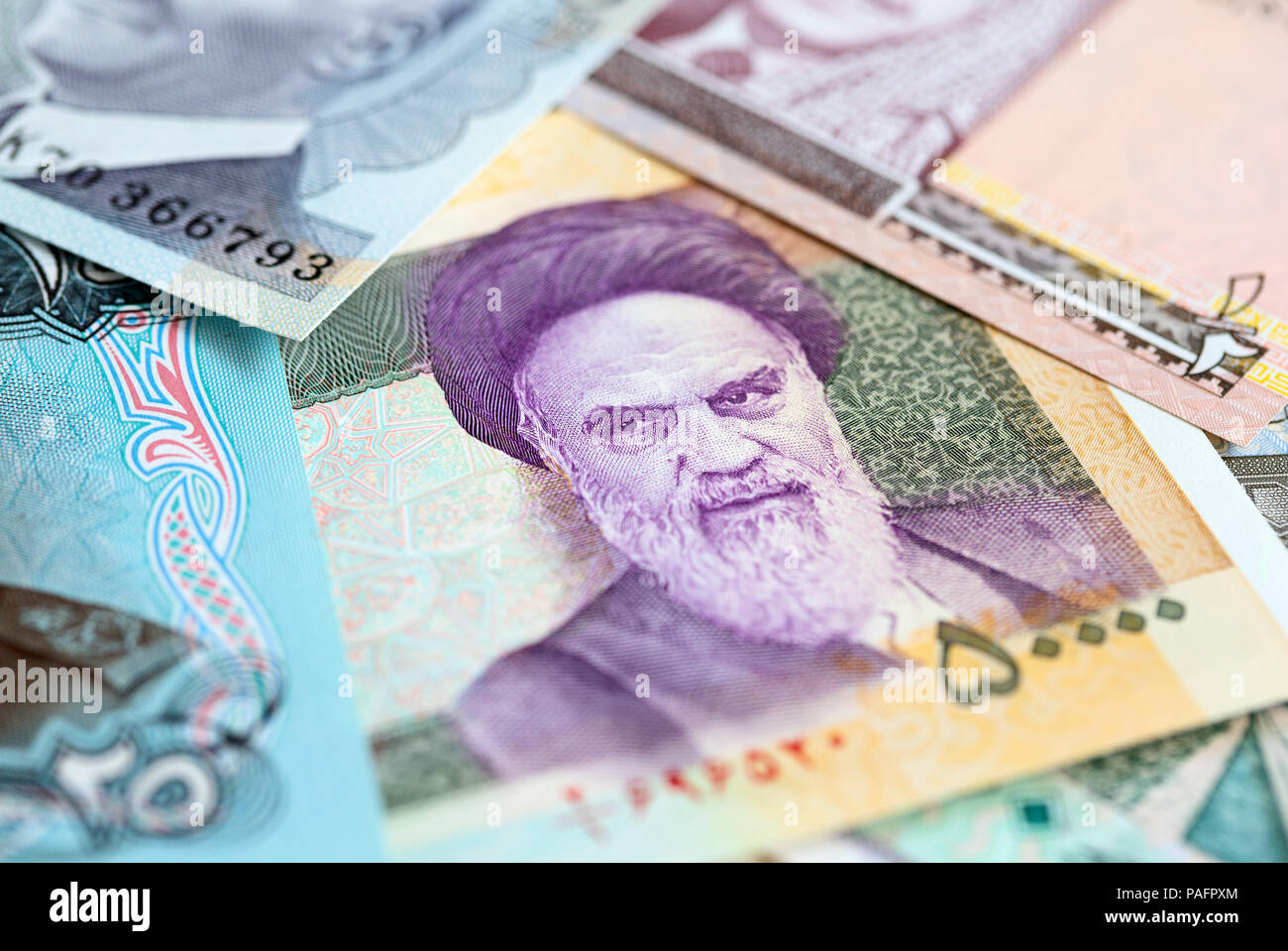 Variety of Middle East banknotes Stock Photo - Alamy
