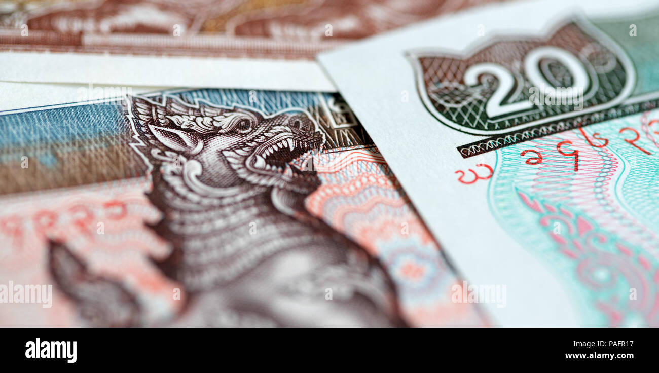 Banknotes of the Myanmar(Burma Stock Photo - Alamy