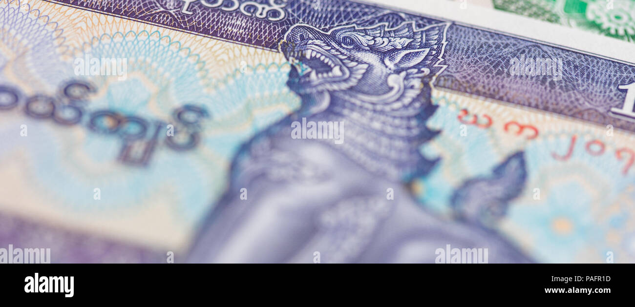 Banknotes of the Myanmar(Burma Stock Photo - Alamy