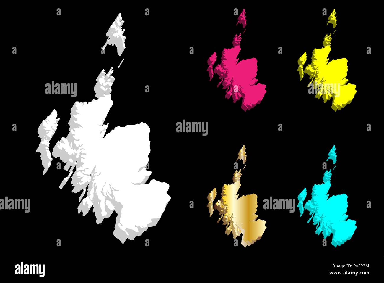 Map of edinburgh Stock Vector Images - Alamy